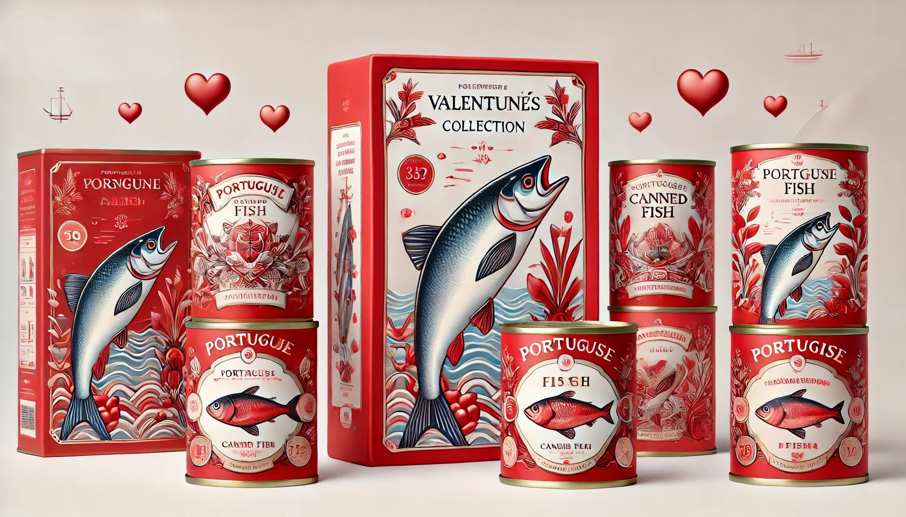 St. Valentine's fish set | Sardinele.com